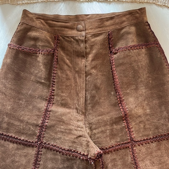 Pants & Jumpsuits | Vintage Patchwork Leather Pants | Poshmark